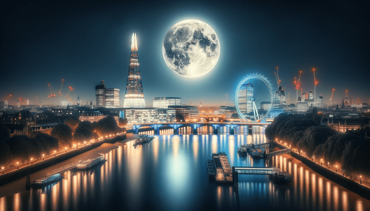List of Full Moon dates in London, United Kingdom